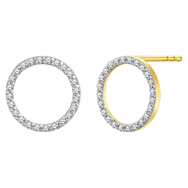 925 STERLING SILVER ROUND SHAPE EARRINGS - Almond (Thailand) Limited.